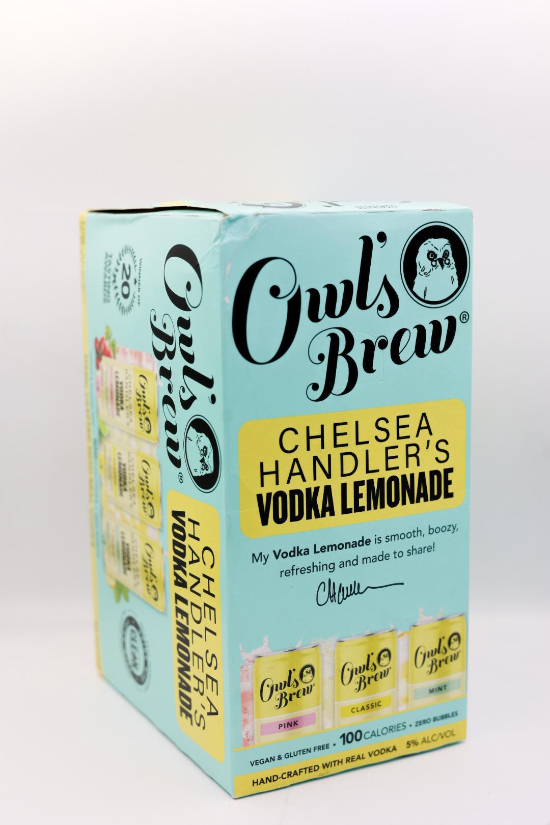 Owl's Brew Chelsea Handler's Vodka Lemonade 8 Pack – Community Wine and ...